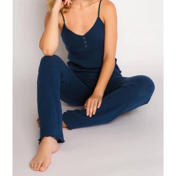 PJ Salvage | Tops | New Pj Salvage Reloved Rib Cami In Navy | Poshmark